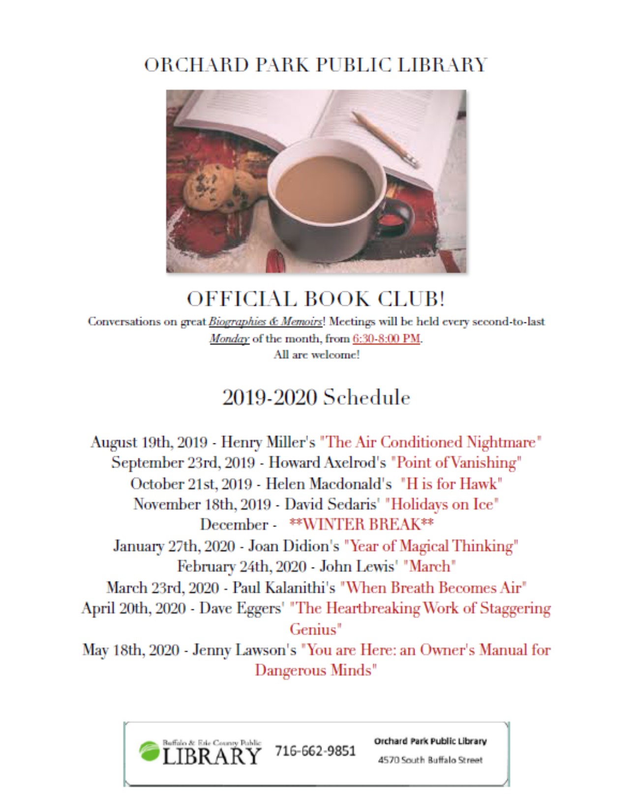 Orchard Park Public Library | www.buffalolib.org